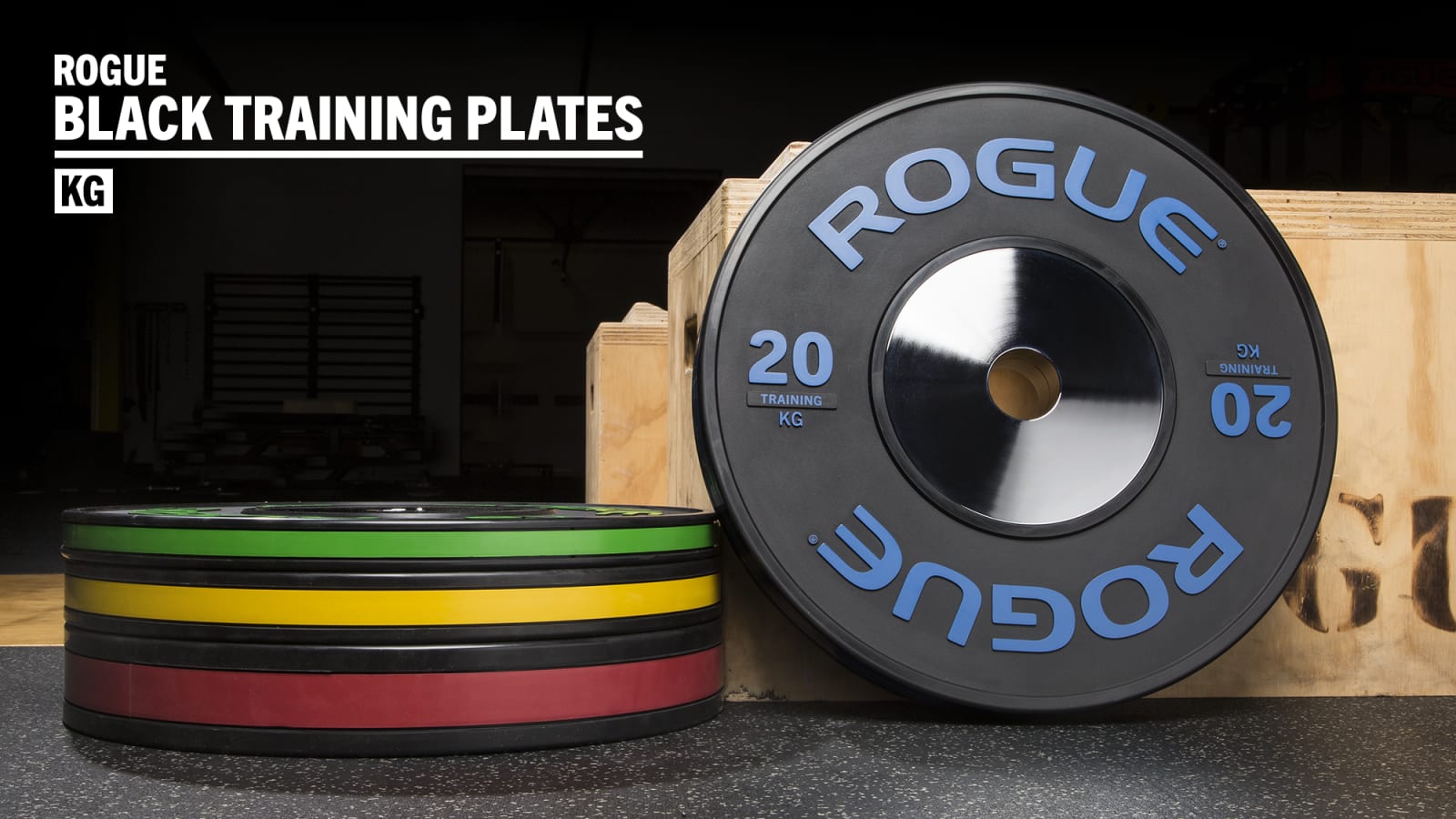 Rogue Black Training KG Plates | Rogue Fitness