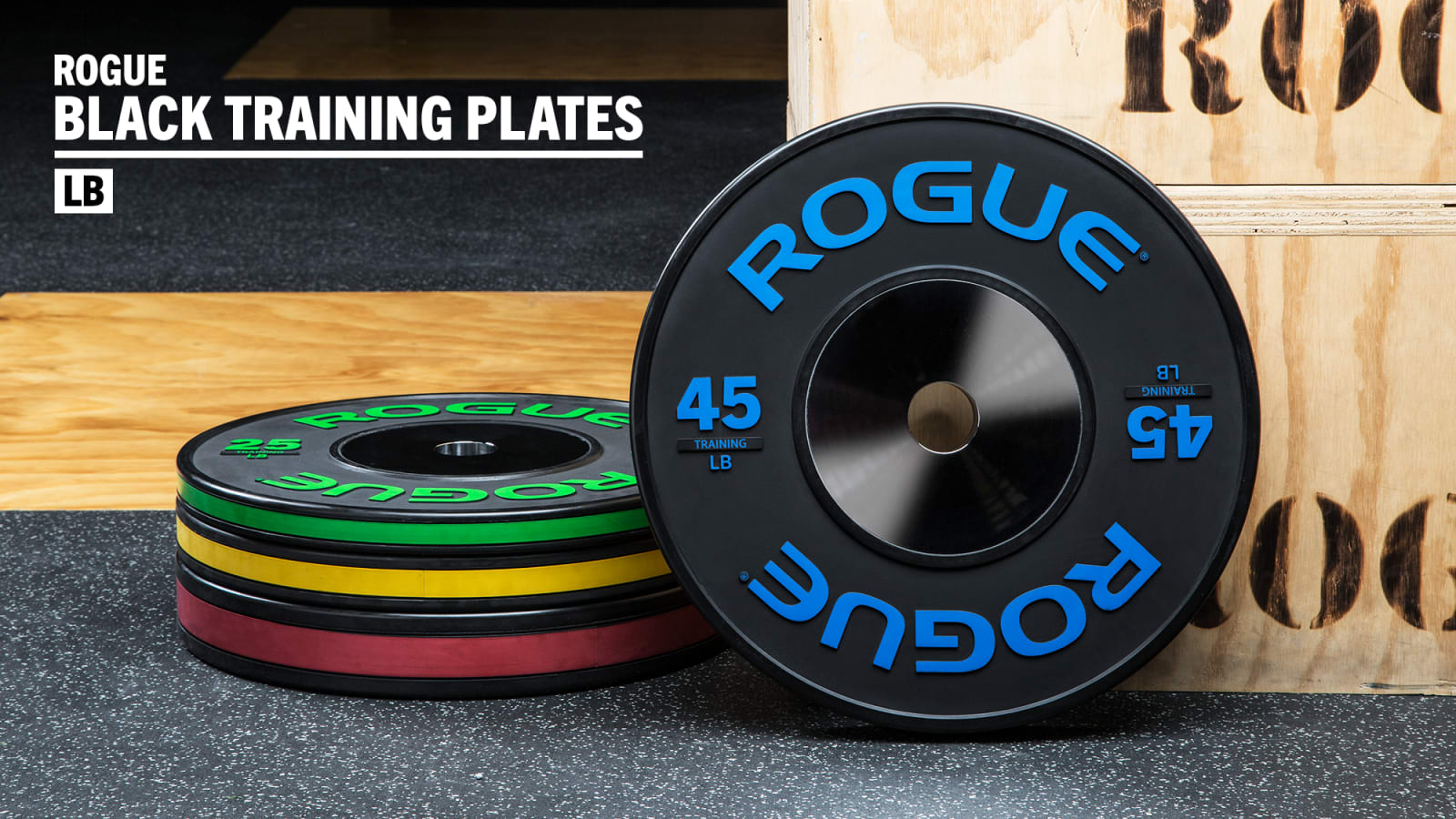 Rogue Black Training LB Plates | Rogue Fitness