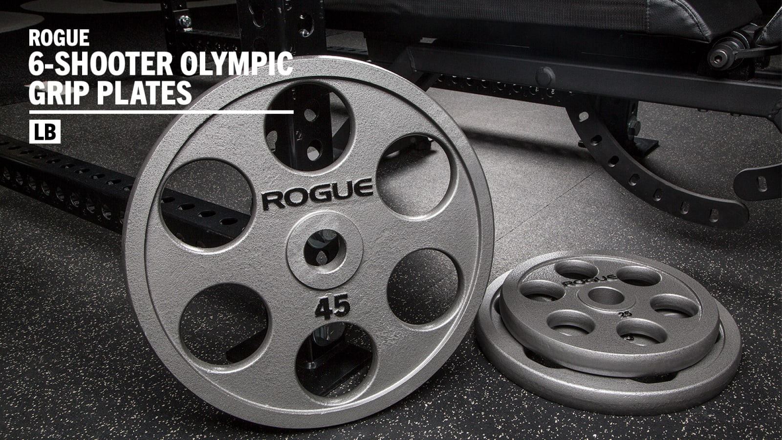 Rogue 6-Shooter Olympic Plates | Rogue Fitness