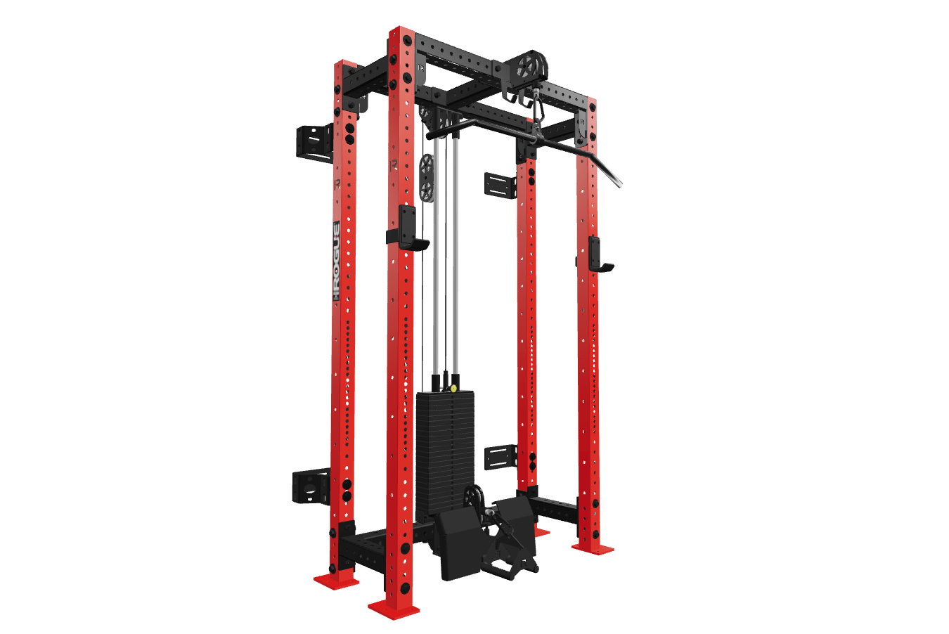 Rogue Monster Lite Wall Mount Lat Pulldown & Low Row Trainer | Rogue ...