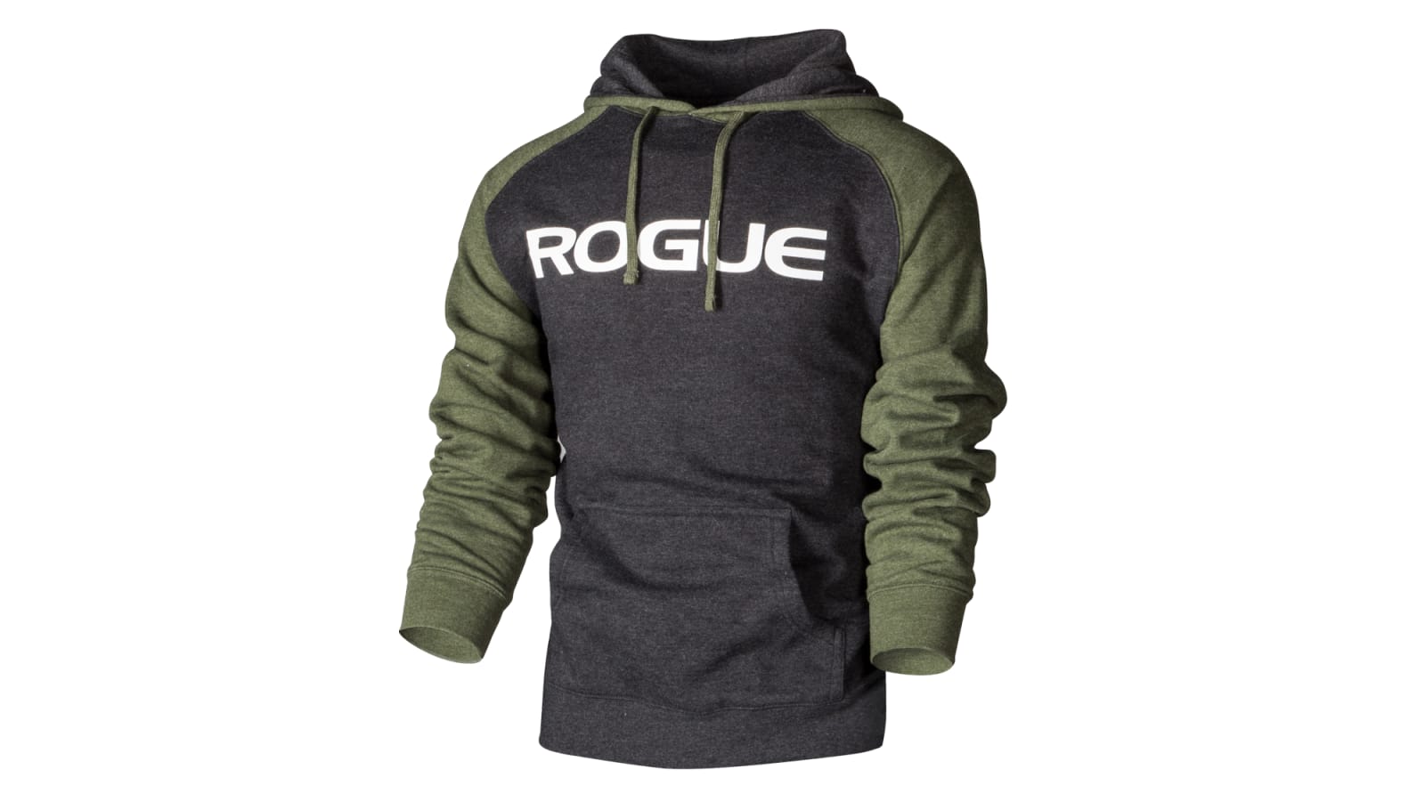 Rogue Midweight Basic Hoodie - Heather Army | Rogue Fitness Canada