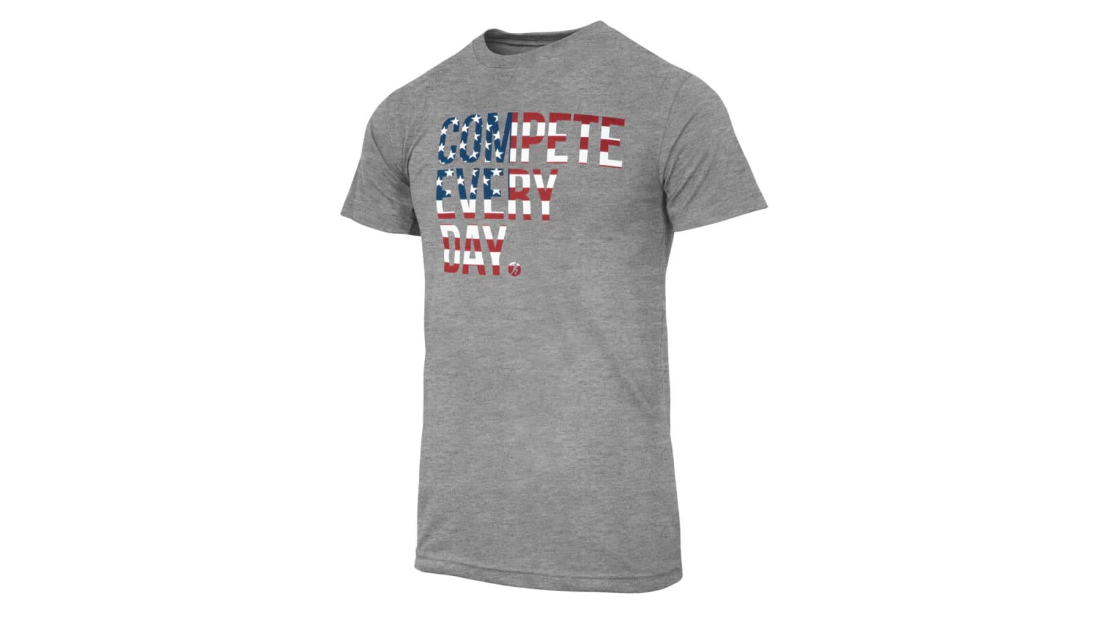 Compete Every Day Classic USA T-Shirt - Gray | Rogue Fitness ES