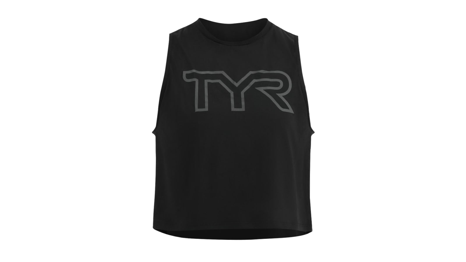 TYR Women's ClimaDry Cropped Tech Tank - Black | Rogue Fitness Canada