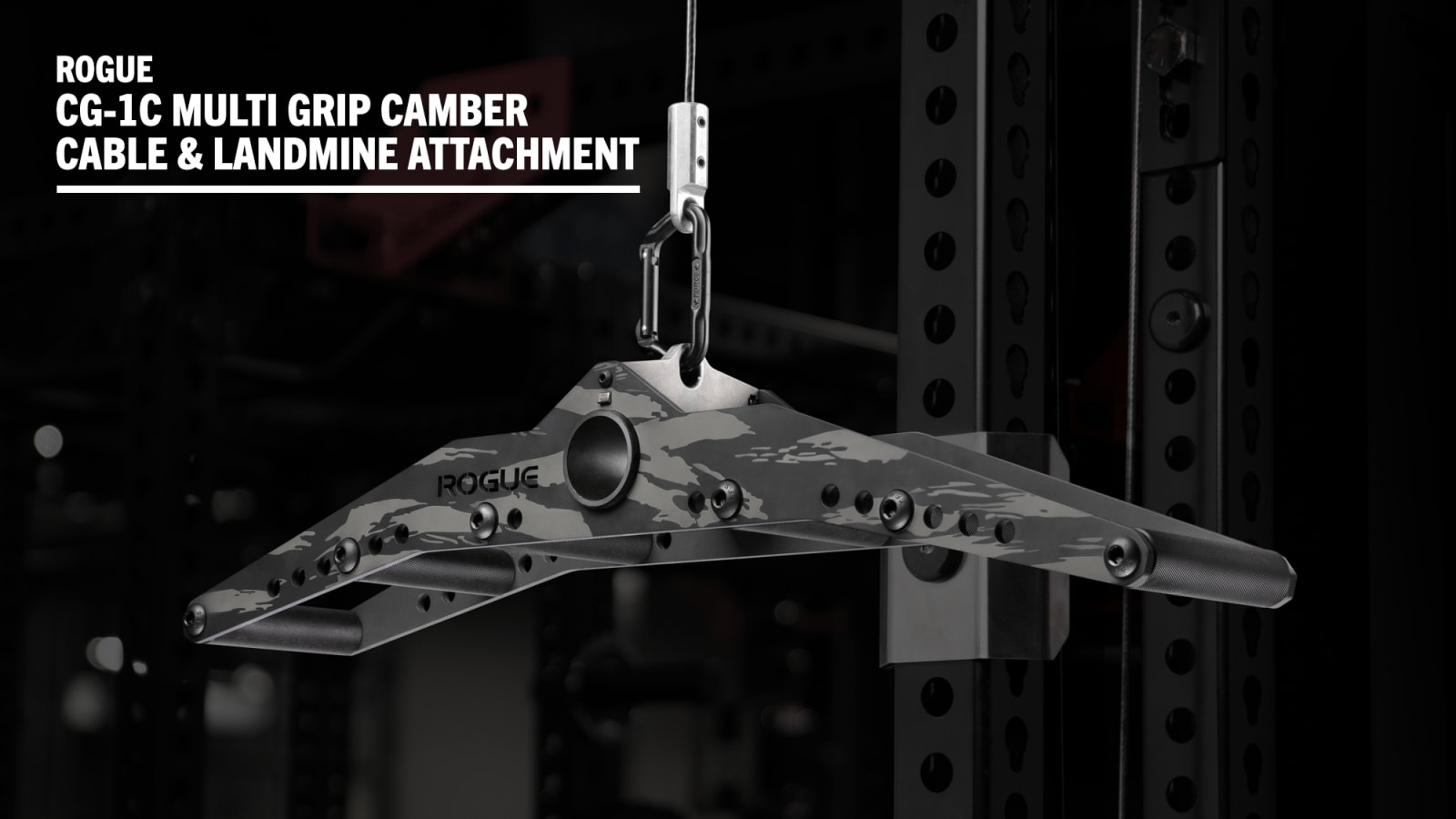 Rogue CG-1C Multi Grip Camber Cable & Landmine Attachment | Rogue Fitness