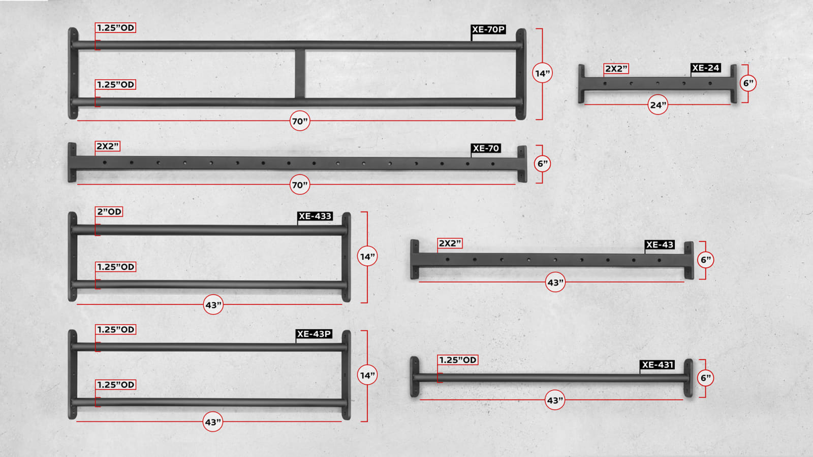 Rogue Echo Crossmembers - Weightlifting - Rig Add-Ons | Rogue Canada