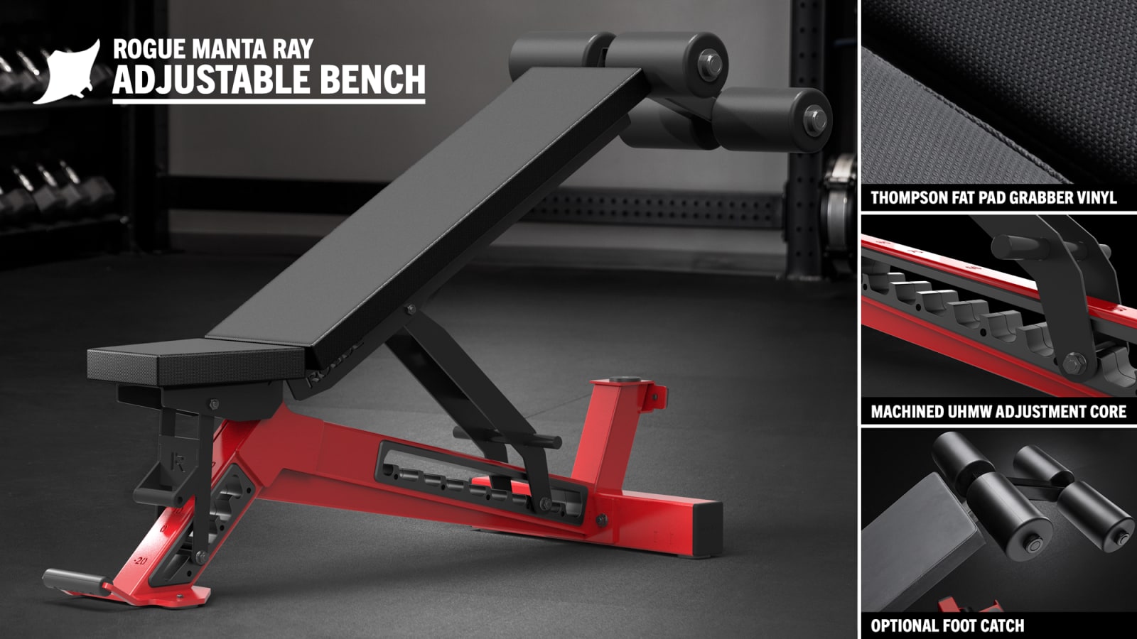 Rogue Manta Ray Adjustable Bench | Rogue Fitness Canada
