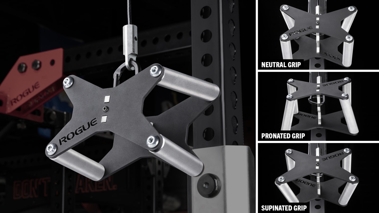 Rogue CG-1X X Grip Cable Attachment | 2-in-1 Cable Handle Attachment ...