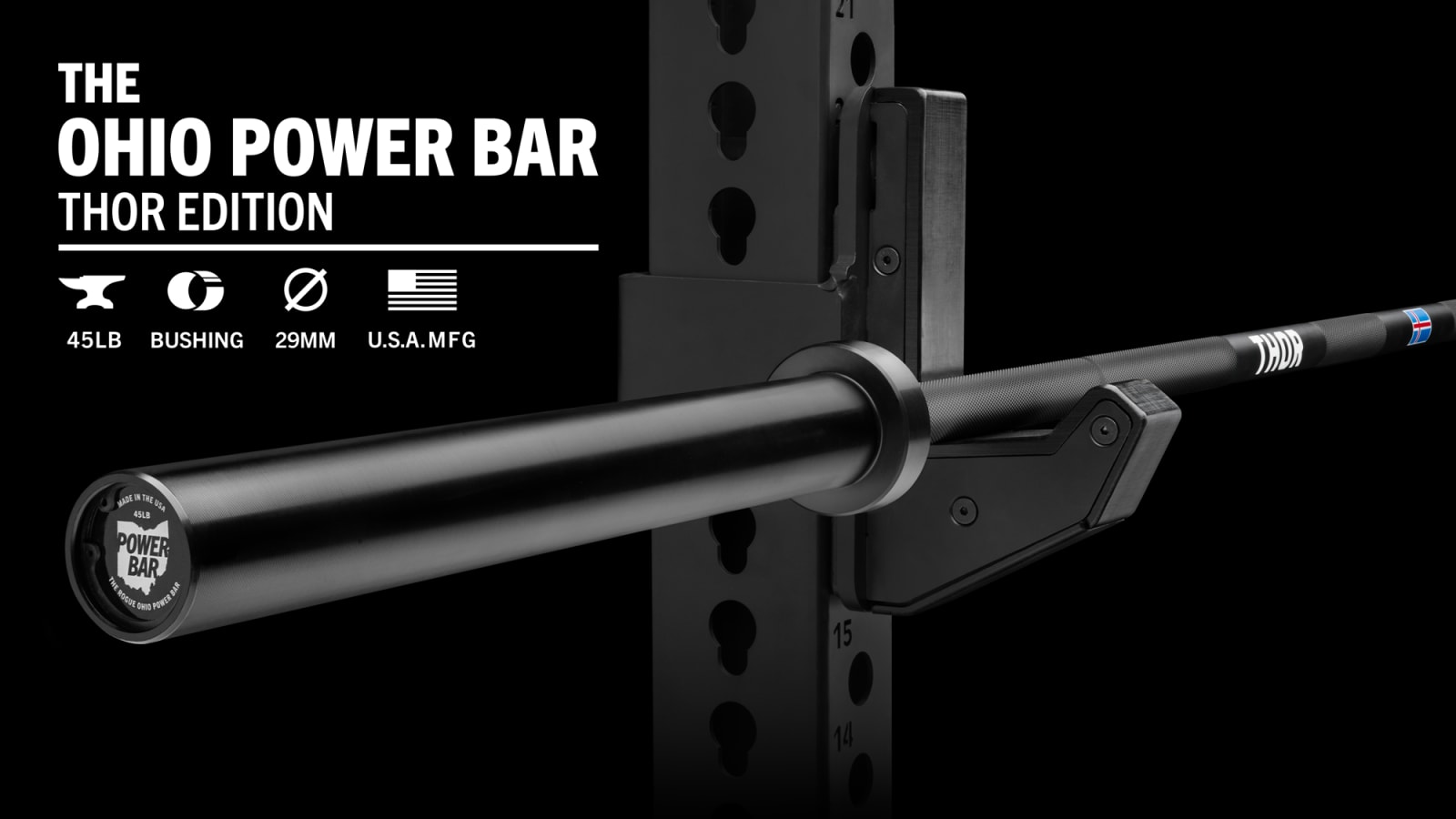 Rogue Athlete Cerakote Power Bar - THOR Edition | Rogue Fitness