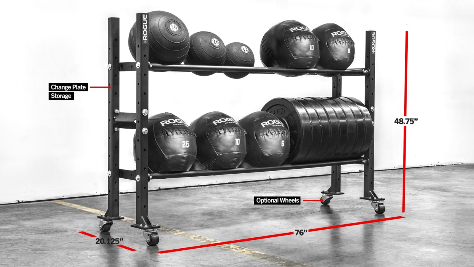 2-Tier 70" Mass Storage System Australia | Rogue Fitness Australia