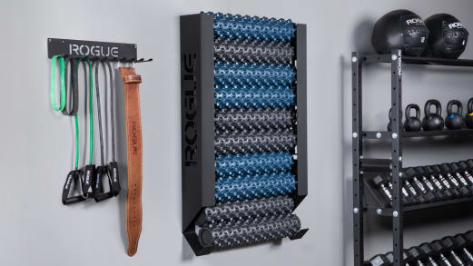 wall mounted weights rack