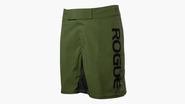 Rogue Fight Shorts 2.0 - MMA Training - 100% Polyester - Olive Green ...