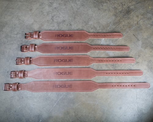 Rogue Oly Ohio Lifting Belt - Weightlifting - Vegetable Tanned Leather ...
